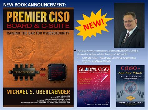 Michael S Oberlaender Global Ciso On Linkedin Ciso Cso Cybersecurity Security Infosec