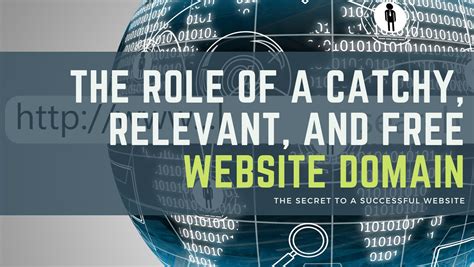 The Secret To A Successful Website The Role Of A Catchy Relevant And Free Website Domain