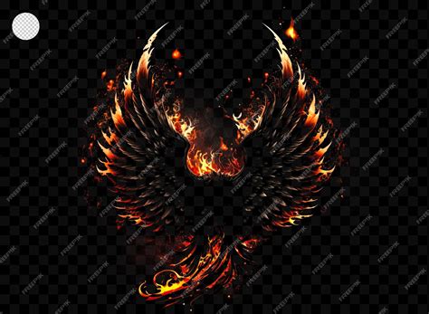 Premium Psd Fire Wings