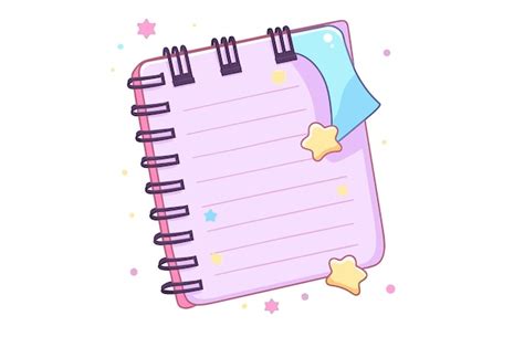 Premium Vector Notepad Vector Illustration Back To School Notepad