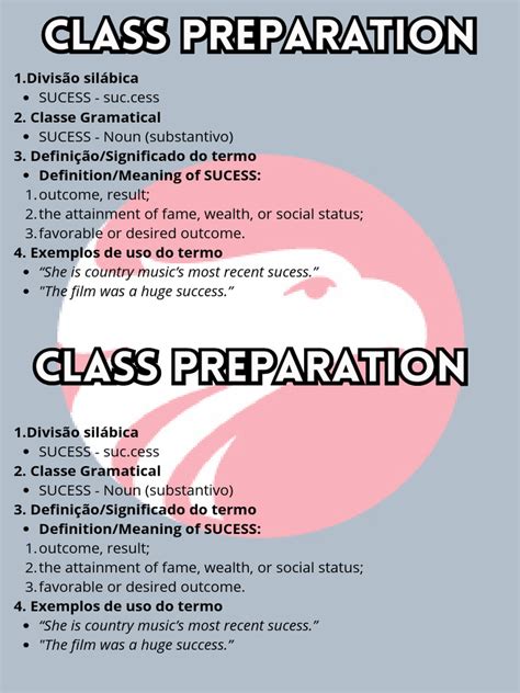 Class Preparation Pdf