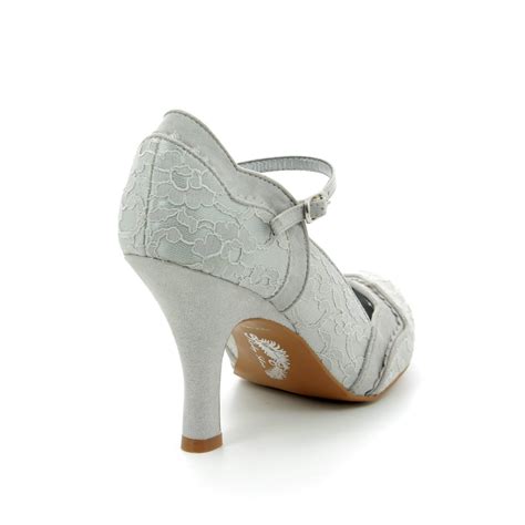 Ruby Shoo Imogen 09152 60 Silver High Heeled Shoes
