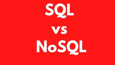 Sql Vs Nosql Rdbms Vs Non Rdbms Tamil Youtube