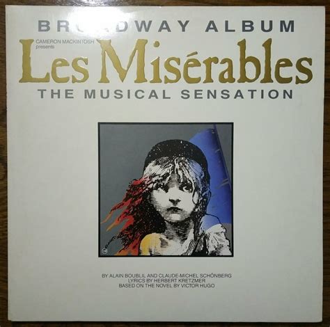 Cartel Original De Broadway De Los Miserables