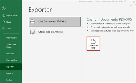 como converter excel em pdf e pdf em excel ccm