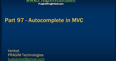 Sql Server Net And C Video Tutorial Part 97 Autocomplete In Mvc