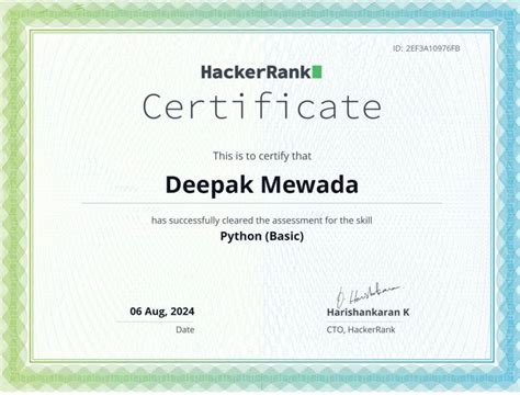 Dataanalyst Python Hackerrank Codingjourney Pythonprogramming Achievementunlocked