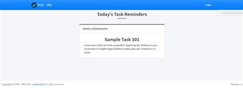 Task Reminder System In Php And Mysql Source Code Free Download