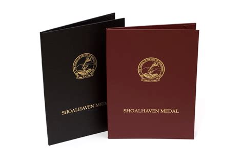 certificate folders abbey group