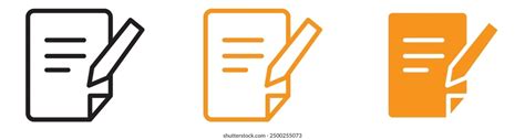 Detailed Assignment Icon Educational Homework Related Projects Stock