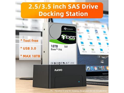 Maiwo Usb To Sas Hard Drive Dock Sas Hard Disk Reader Adapter Enclosure Docking Station