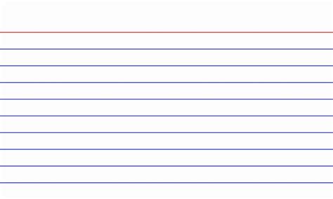 Printable Note Cards Template