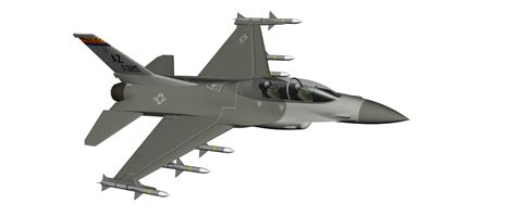 3d F 16 Cobra Turbosquid 1432822