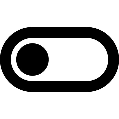 Toggle Switch Off Outline Icon Svg Png Free Download Seekicon