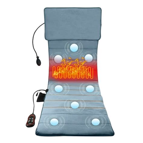 Free Shipping Full Body Massage Mat With Heat And Vibrate 9 Vibrating