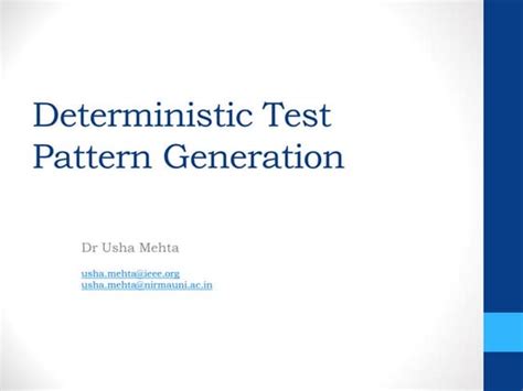 Lssd Level Sensitive Scan Design Vlsi Ece 6th Sem Pptx Computing