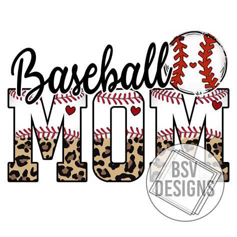 Baseball Mom Leopard Dtf Pensacola