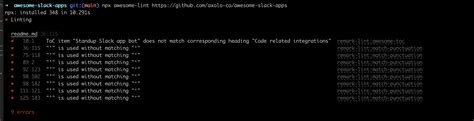 Linter Toc Used Without Matching · Issue 152 · Sindresorhusawesome Lint · Github