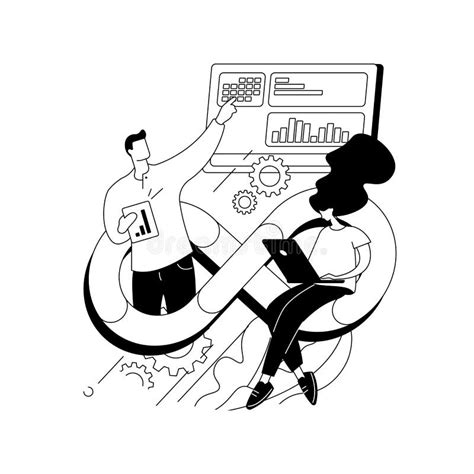 Devops Team Abstract Concept Vector Illustration Stock Vector Illustration Of Software Flat