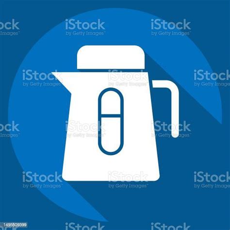 아이콘 전기 Teaport 차 기호와 관련이 있습니다 긴 그림자 스타일 심플한 디자인 편집 가능 간단한 그림입니다 녹차 0명에 대한 스톡 벡터 아트 및 기타 이미지 Istock