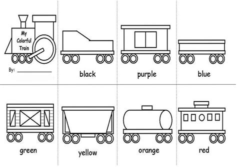Train Car Coloring Page Printable