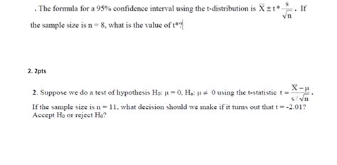 Confidence Interval Formula