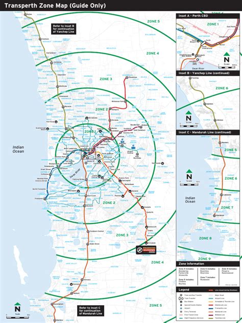 Transperth Zone Map Pdf Public Transport