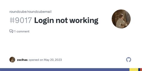 Login Not Working · Issue 9017 · Roundcuberoundcubemail · Github