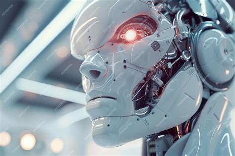 Premium Photo Cybernetic Implants Enhancing Human Abilities In A