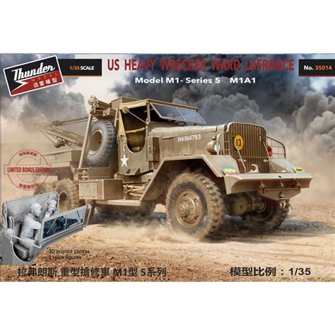 Thunder Model 35014b 1 35 Us Heavy Wrecker Ward Lafrance Model M1