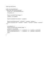 Output With Variables Lab Chapter 1 Docx Import Java Util Scanner Public Class OutputWithVars