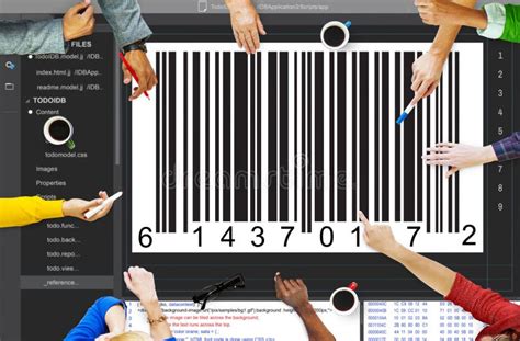 Bar Code Encryption Interface Coding Concept Stock Photo Image Of Coding Education 68792324