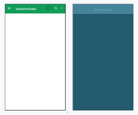 Material Design Component Top App Bar In Android GeeksforGeeks