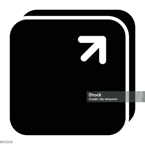 Full Screen Mode Icon Stock Illustration Download Image Now Application Form Arrow Symbol