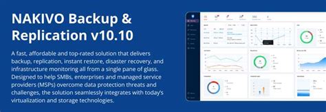 Nakivo Backup And Replication Software V 10 10 With Real Time Replication Beta For Vmware