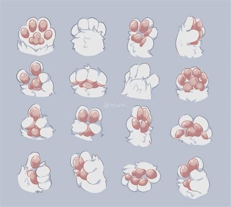 Pin by Max Po on Дизайн персонажей Cat paw drawing Paw art Paw drawing