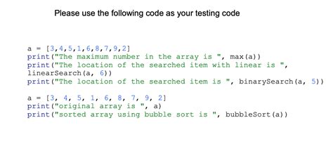 Solved Binary Search Algorithm Finding A Target Element Chegg