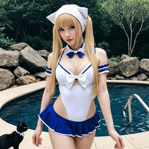 Abigail Williams Swimsuit Cosplay Third Ascension Fate Anime Swap Face