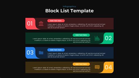 Block List PowerPoint Template SlideBazaar