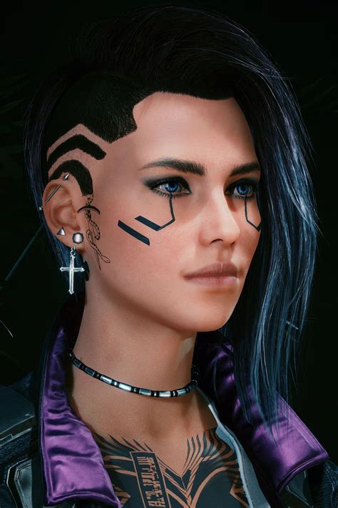 Cyberpunk 2077 Face Lines Tech Mod Cyberpunk Character Cyberpunk Girl Cyberpunk Makeup