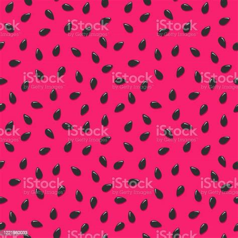 검은 씨앗 벡터 수박 배경입니다 여름 매끄러운 패턴 신선한 과일 0명에 대한 스톡 벡터 아트 및 기타 이미지 0명 건강한 생활방식 건강한 식생활 Istock