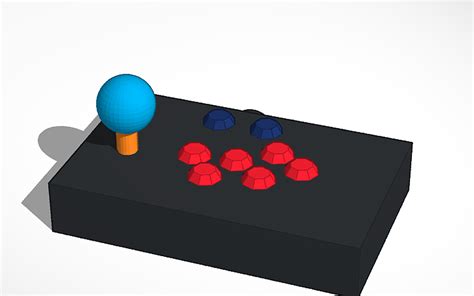 3d Design Control Arcade Tinkercad
