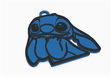 Stl File Llavero Keychain Stitch 🗝️ ・3d Printing Model To Download・cults