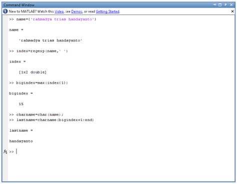 How To Search Last Name Using Matlab Rahmadya Trias Handayanto