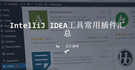Intellij Idea工具常用插件汇总 Toy模板网