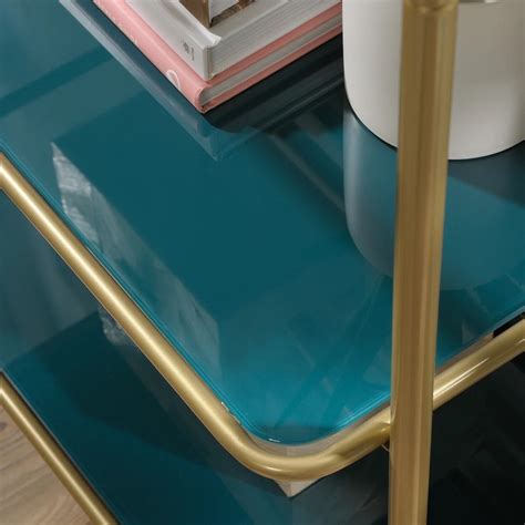 Wayfair Hosea Metal And Glass Bookcase By Everly Quinn Aptdeco