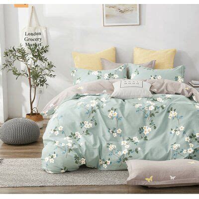 Ophelia And Co Dalessio 100 Cotton Reversible Comforter Set Blue And