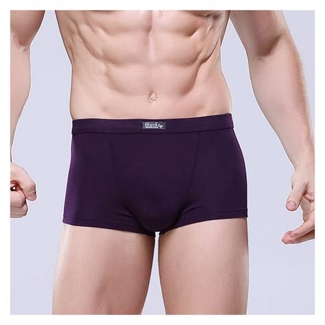 Boxer Briefs Purple Clean Basic Men Sex Summer Beach Comfortable Suldest