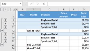 Expand Collapse Rows Or Columns In Excel Google Sheets Automate Excel