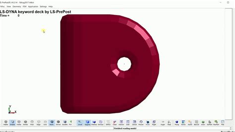 Ls Prepost Web Tutorial 4 3 Explicit To Eigenvalue To Implicit Conversion Youtube